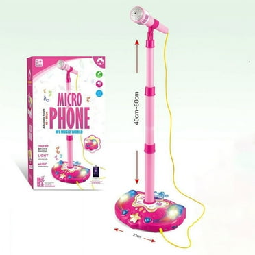 Standing Battery Operated Light Up Working Toy Microphone, Be a Star ...
