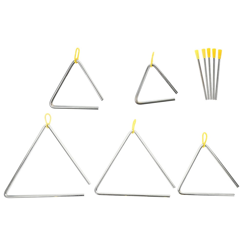 Kids Keens Triangle Bell Musical Instrument Percussion with Striker ...