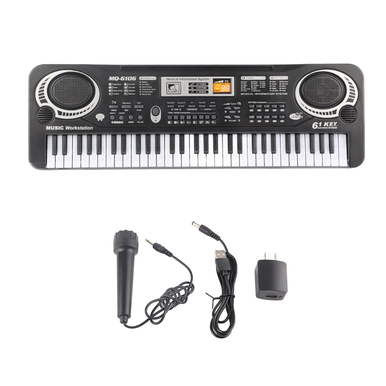 Kids Keyboard Piano, 61 Keys Multifunction Electric Keyboard Piano w ...