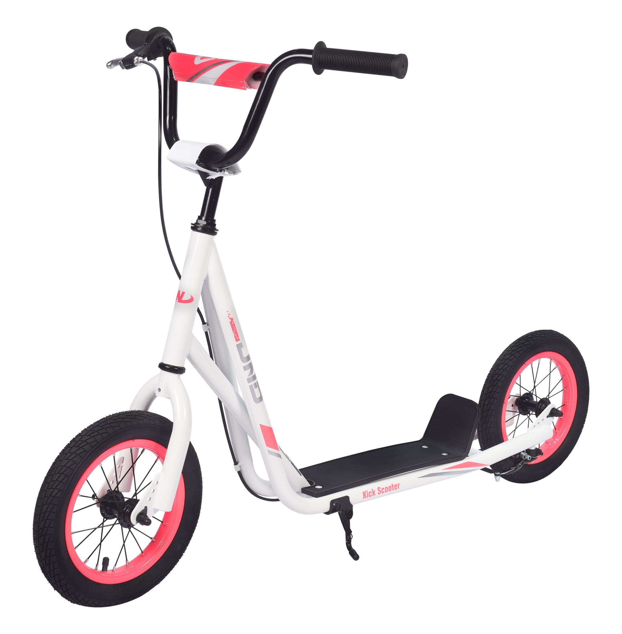 Kids Kick Scooter - 12 Inch Inflatable Wheels, Adjustable Handlebar ...