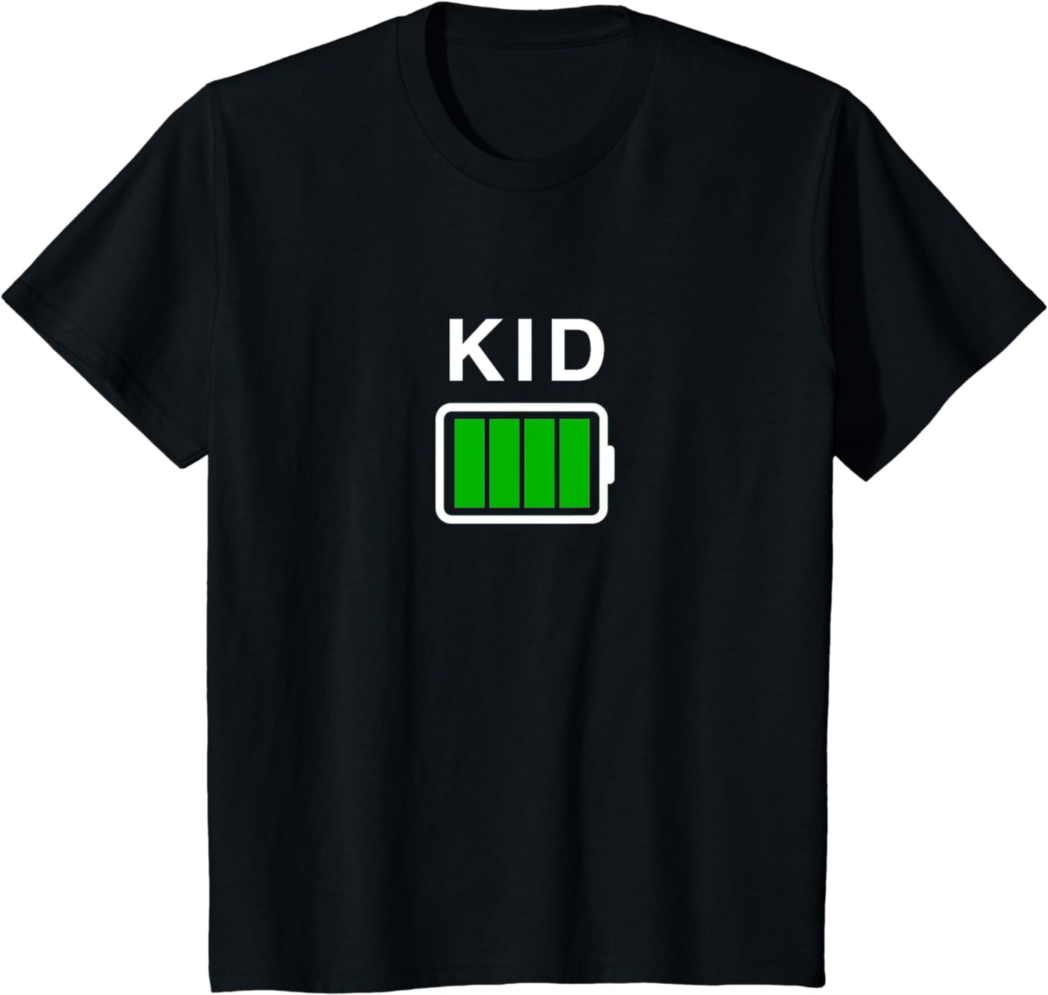 Kids Kid's Full Battery T-Shirt Funny Couple Tee - Walmart.com