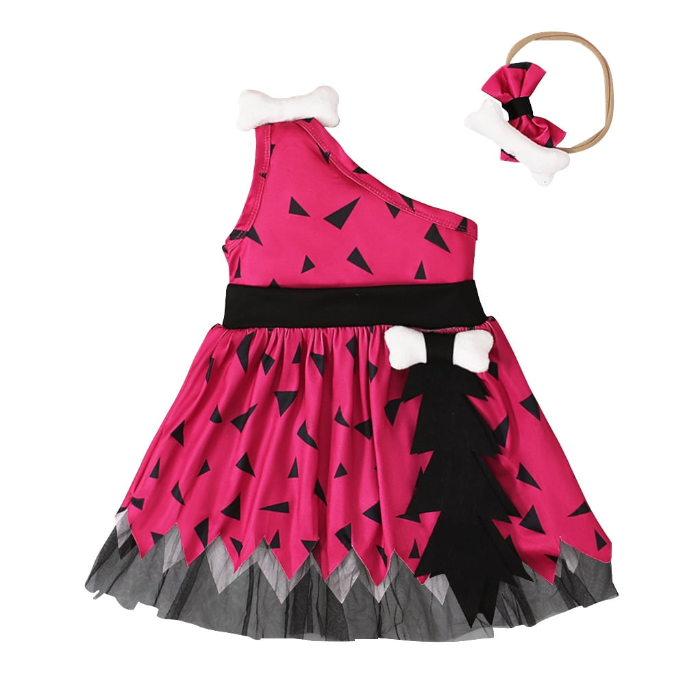 Kids Kids Caveman Costume Dog Bones Stone Age Outfit One Birthday ...