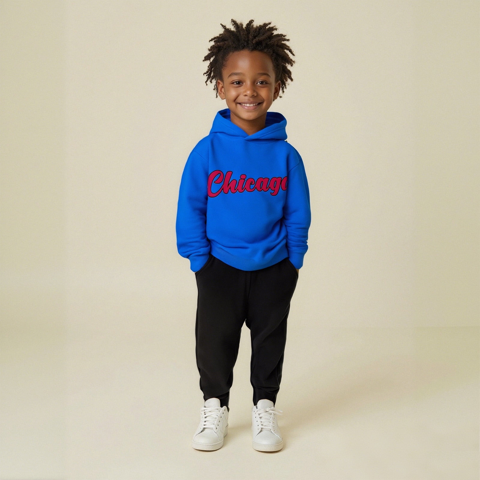 Kids Kids Sweatsuit Set for Girls,2 Piece Long Sleeve Blue Pullover ...