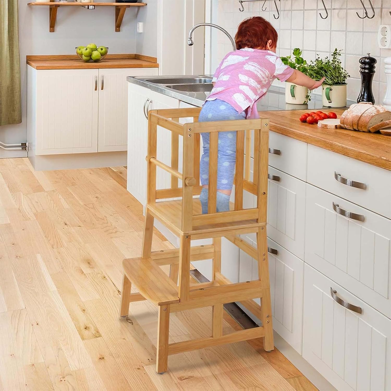 Kids Kitchen Step Stool，Toddler Standing Tower with CPC Certification ...