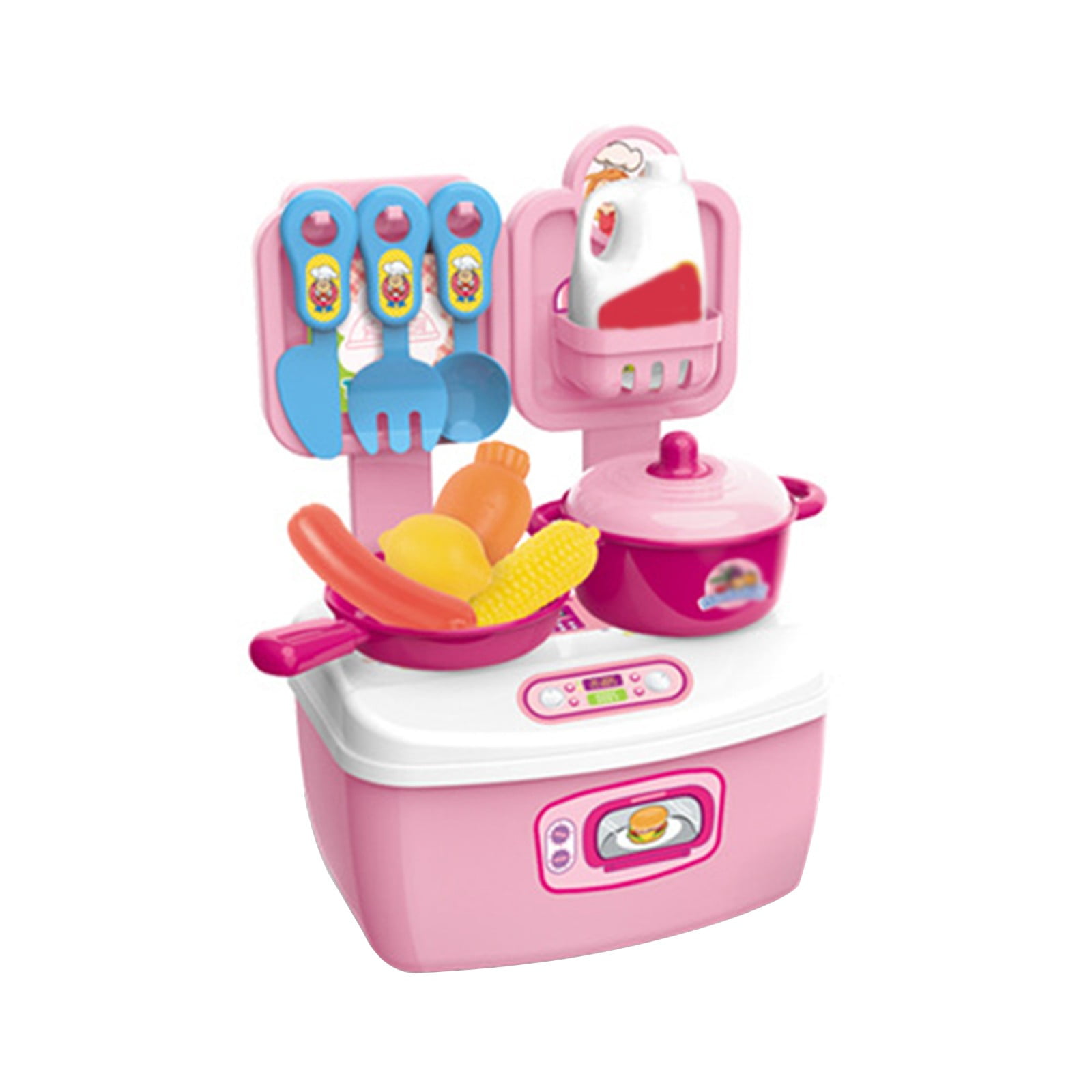 Kids Kitchen Toy Accessories, Toddler Cooking Playset, Pretend Pots ...