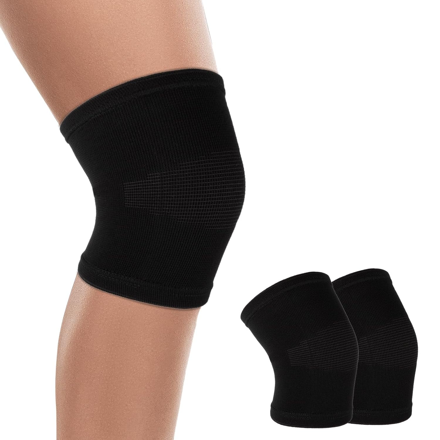 Kids Knee Sleeve Brace, 1 Pair Knee Compression Sleeve Breathable ...