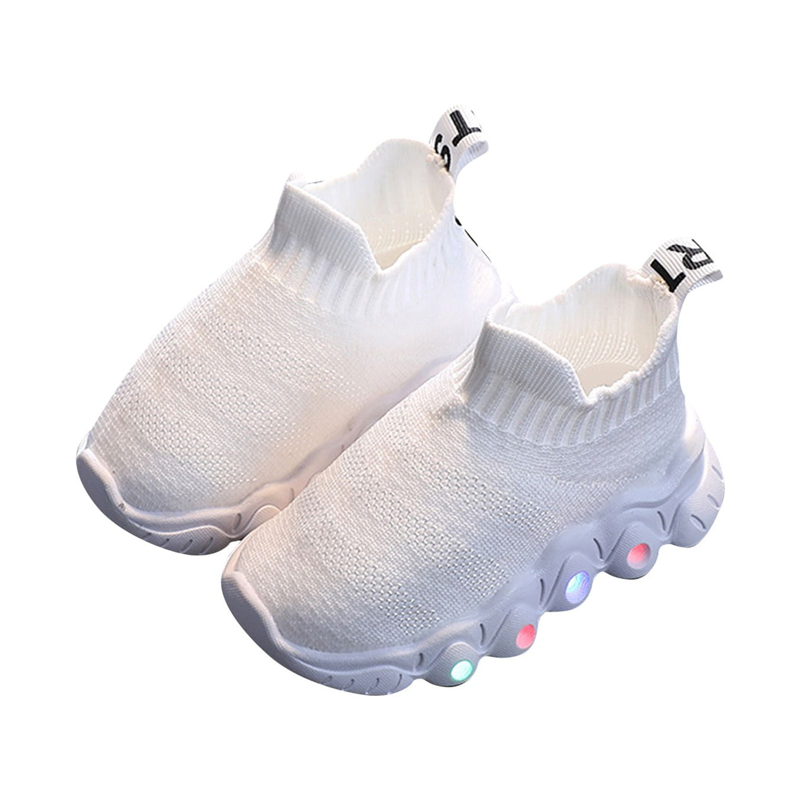 Kids LED Light Up Sneakers Breathable Sport Casual Girls Boys Shoes ...