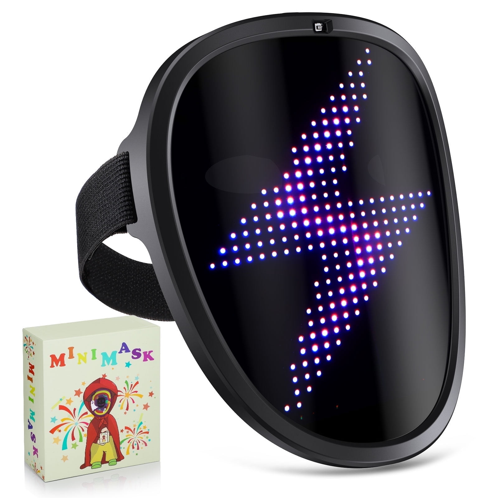 Kids LED Mask with Gesture Sensing, Light up Mask for Cosplay ...
