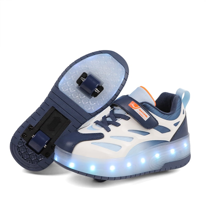 Kids LED Roller Skate Shoes with Wheel Light up Roller Shoes Kids ...