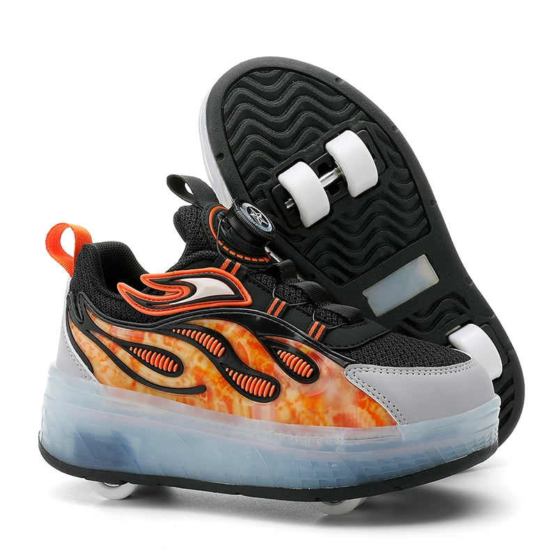 Kids LED Roller Skate Shoes with Wheel Light up Roller Shoes Kids ...