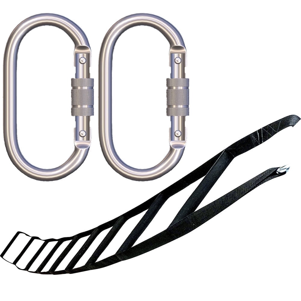 Kids Ladder 6.5ft Made in USA | Multi-use Webbing Ladder - Carabiners ...