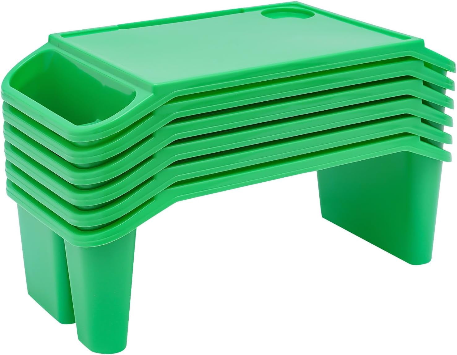 Kids Lap Desk Tray Plastic Breakfast Laptop Trays with Storage Portable ...