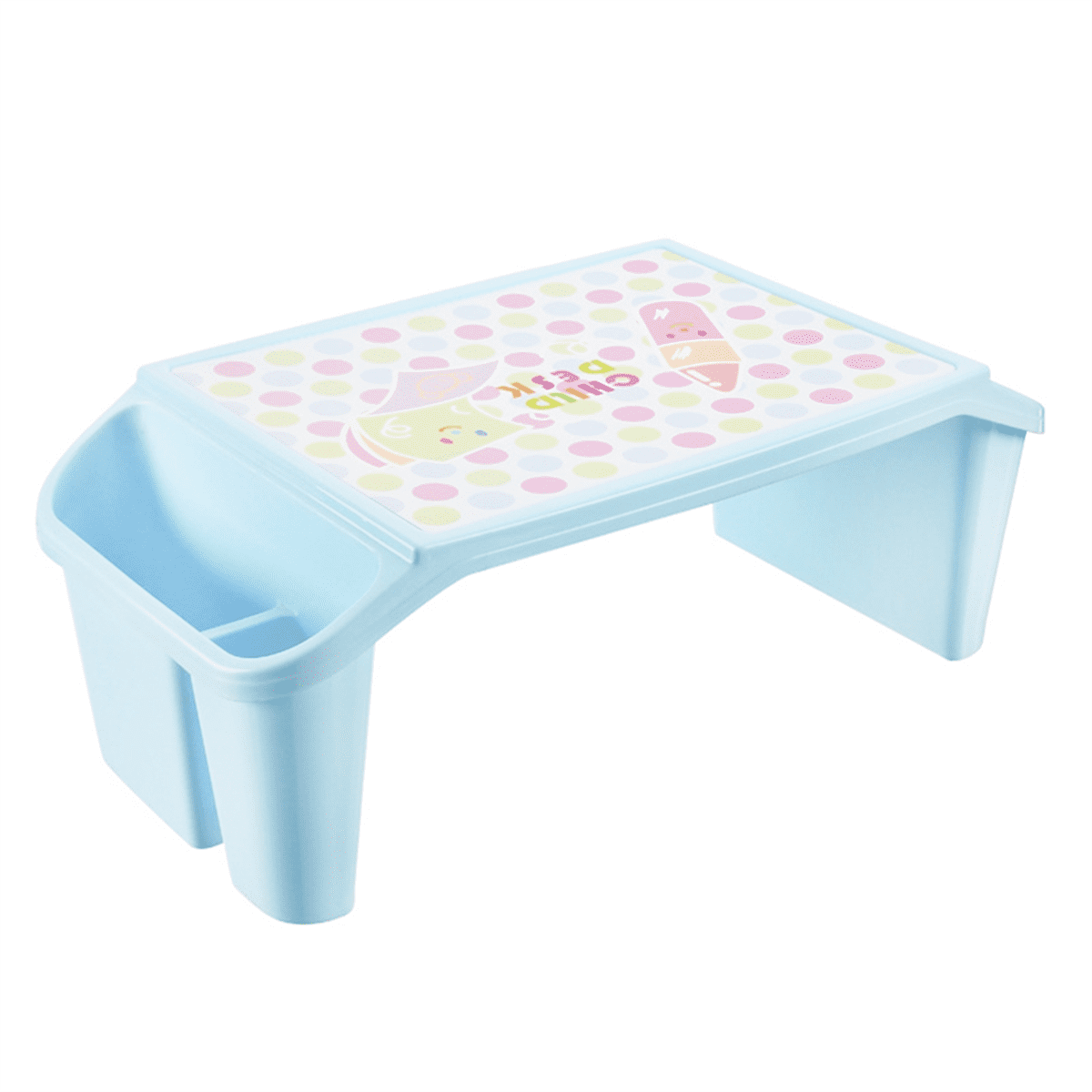 Kids Lap Desk Tray, Portable Tray Plastic for Bed Classroom Laptop Car ...