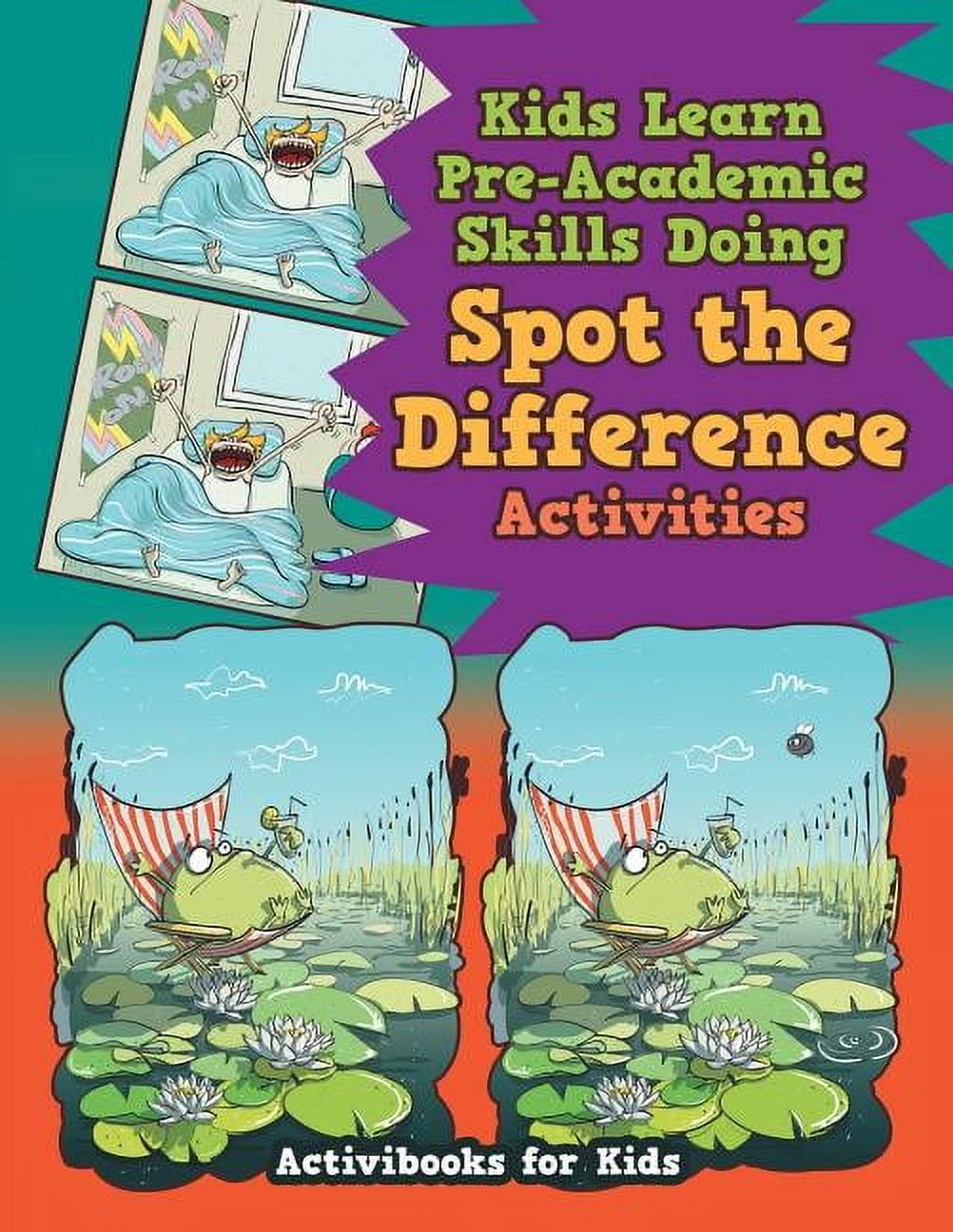 Kids Learn Pre-Academic Skills Doing Spot the Difference Activities ...