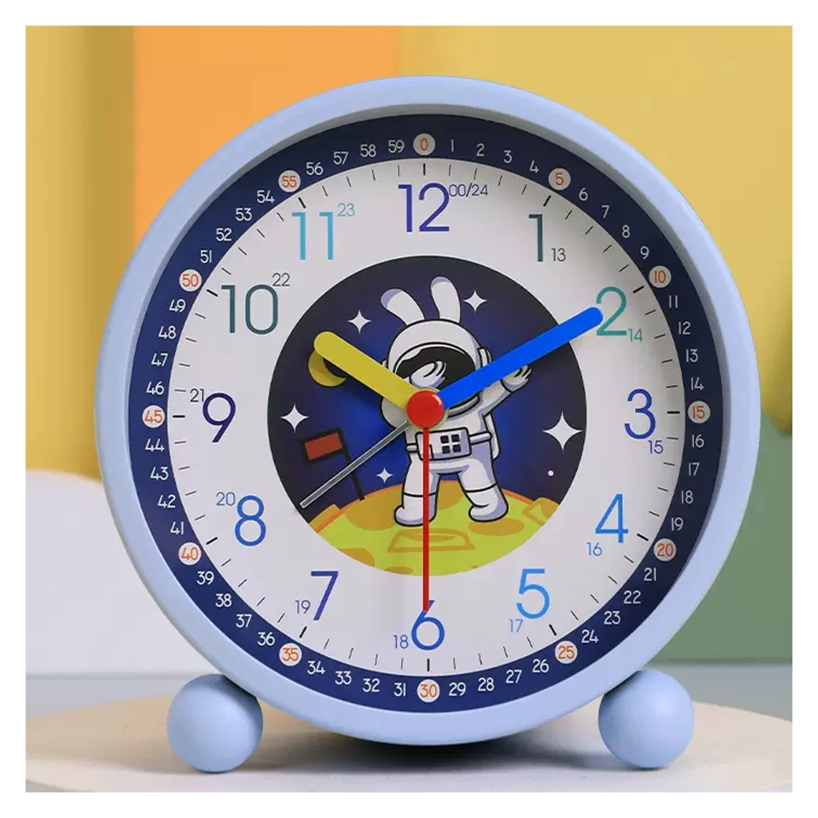 Kids Learning Alarm Clock for Kids, Silent Small Cute Table Clocks ...