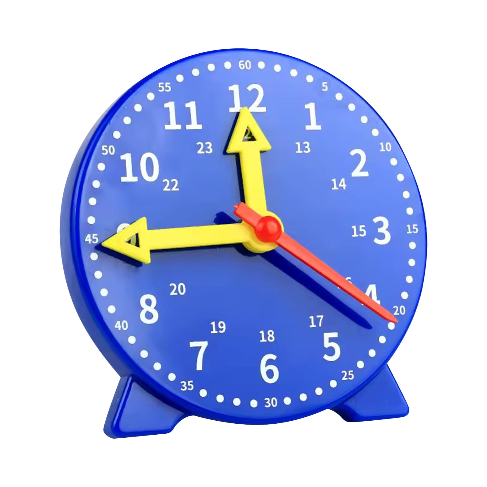 Kids Learning Clock with Movable Hands, Colorful Teaching Time Toy ...