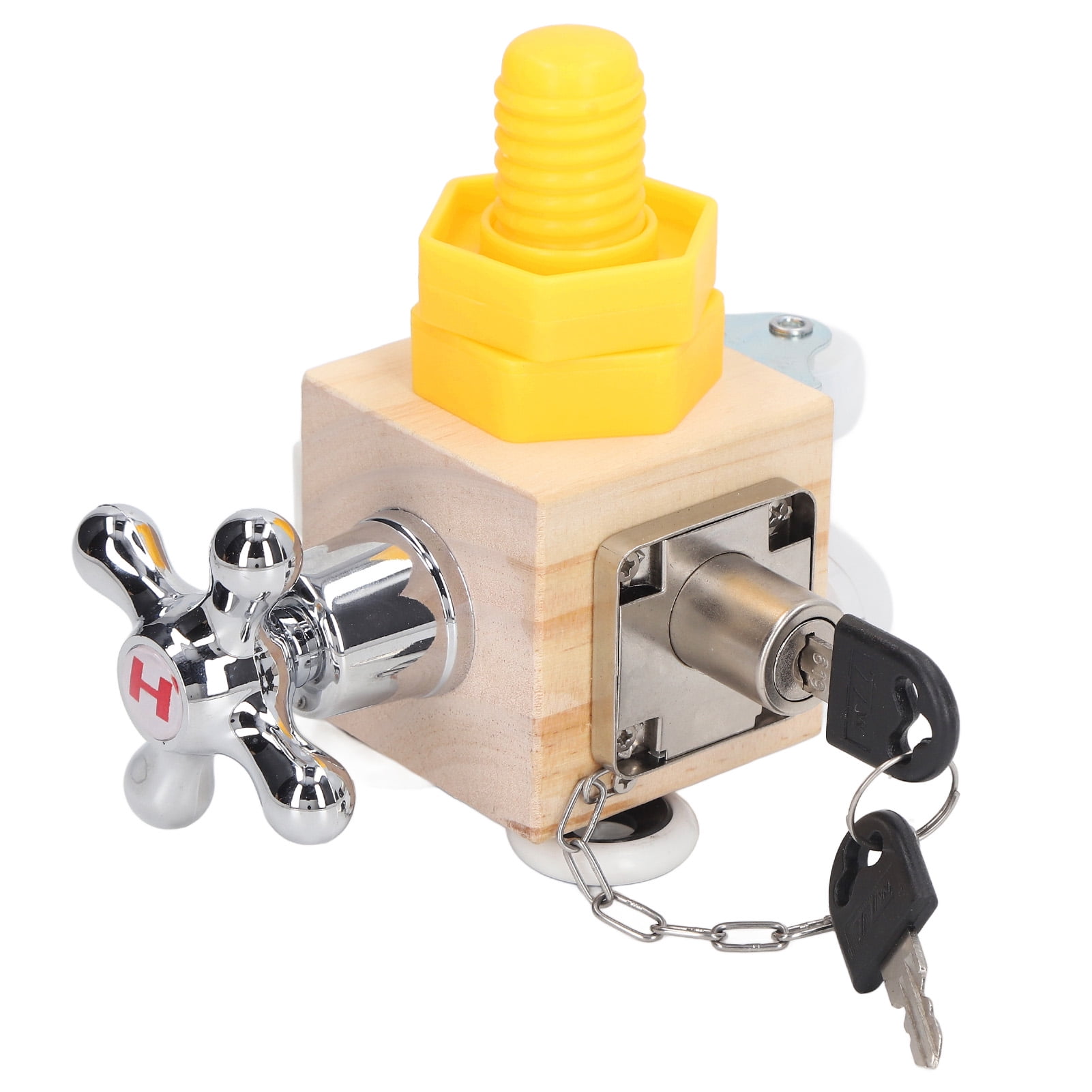 Kids Learning Locks Sensory Toy Improve Coordination Fingertip ...