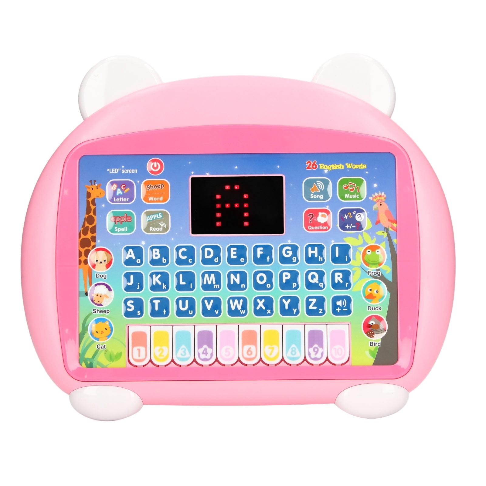 Kids Learning Pad, Music Kids Learning Tablet Question Mode Educational ...