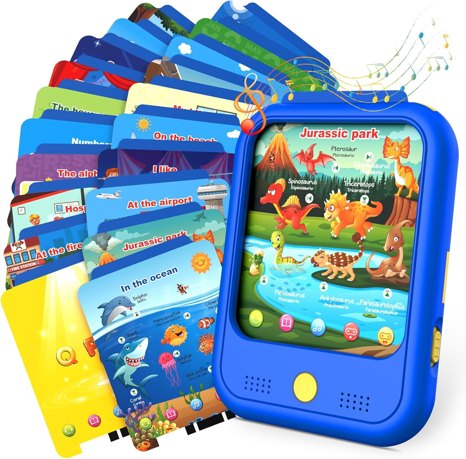 Kids Learning Tablet Educational Learning Pad for Toddlers 2-5 to Learn ...