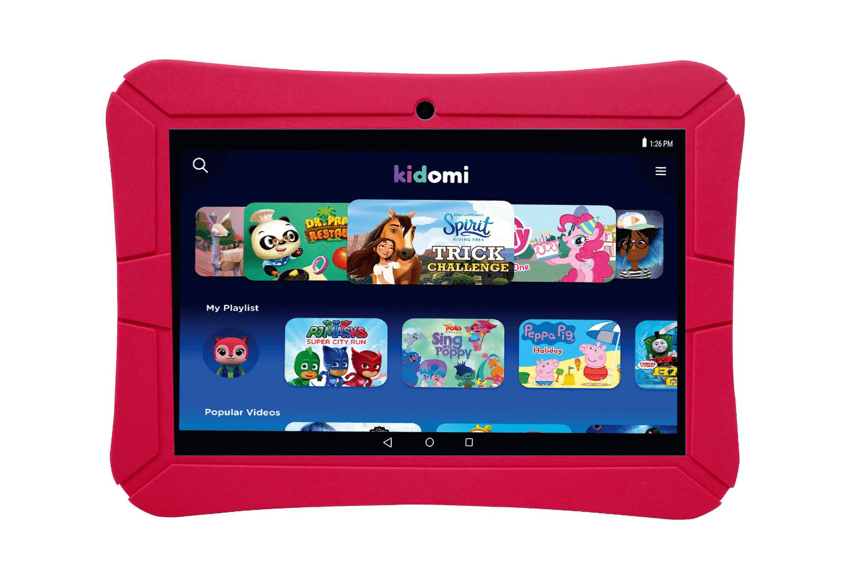 High Q 8-inch HD Kids Tablet, 16GB SSD, Android 8.1 Go, Wi-Fi, Pink ...