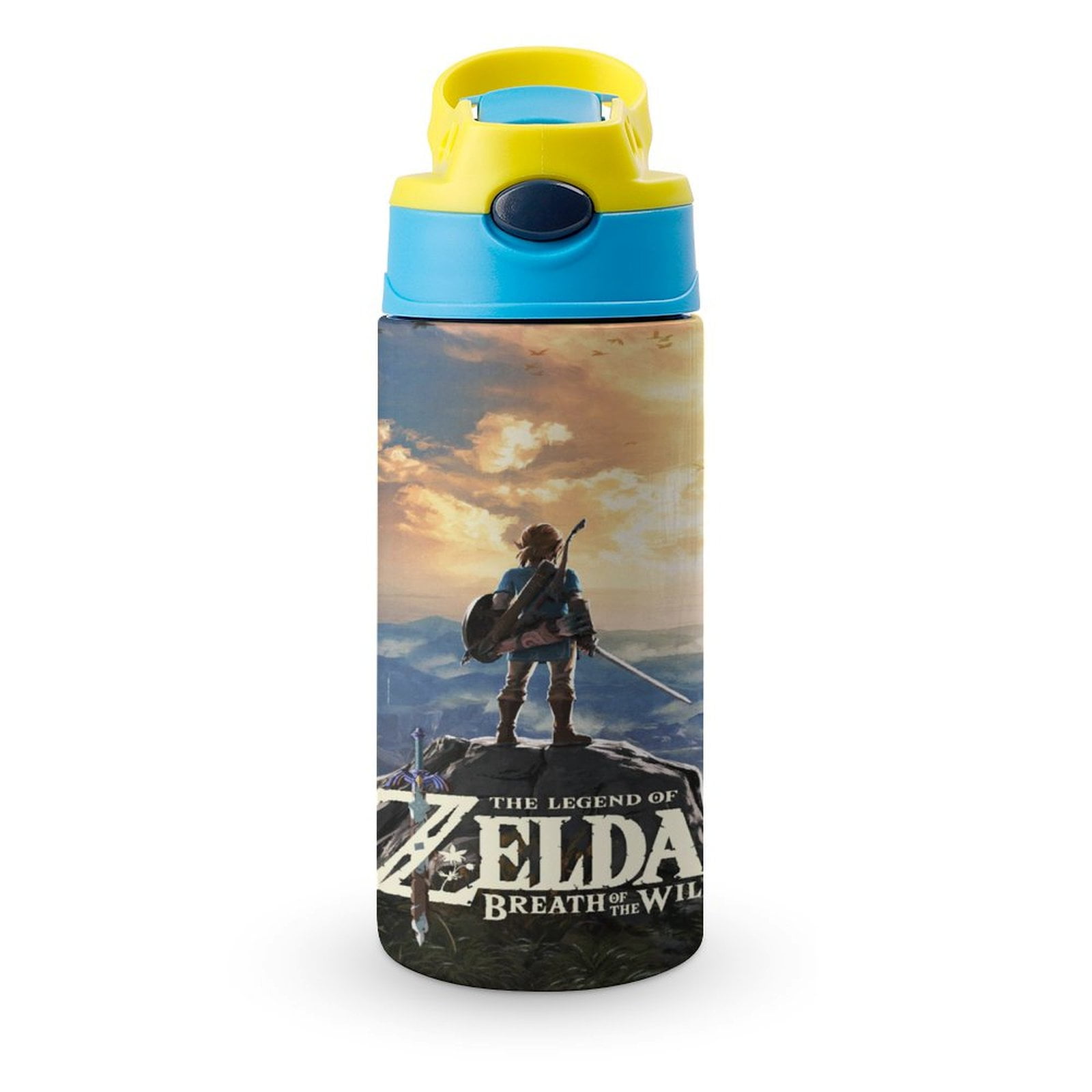 Kids Legend Of Zelda Water Bottle with Straw Vacuum Insulated Stainless ...