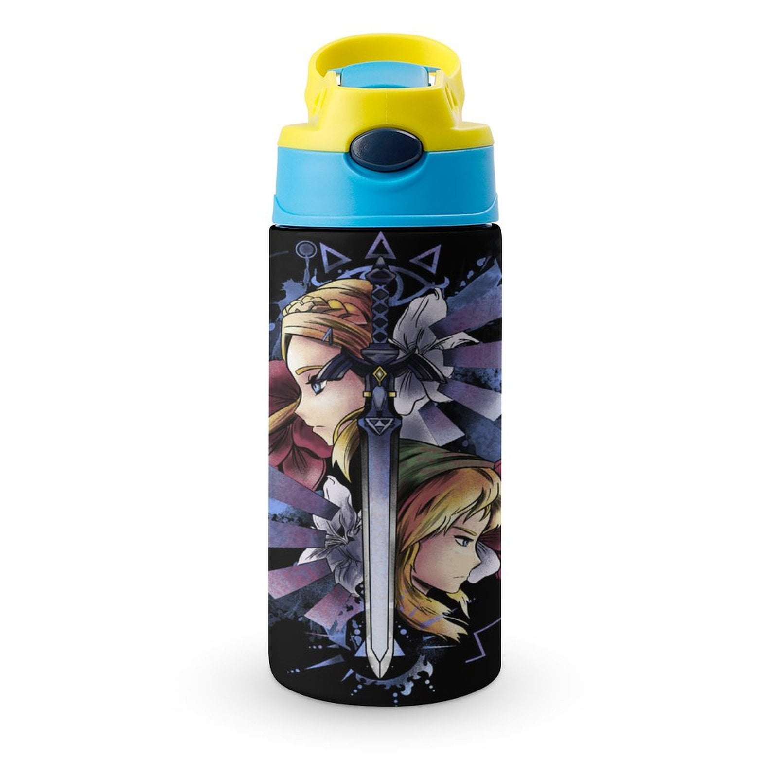 Kids Legend Of Zelda Water Bottle with Straw Vacuum Insulated Stainless ...