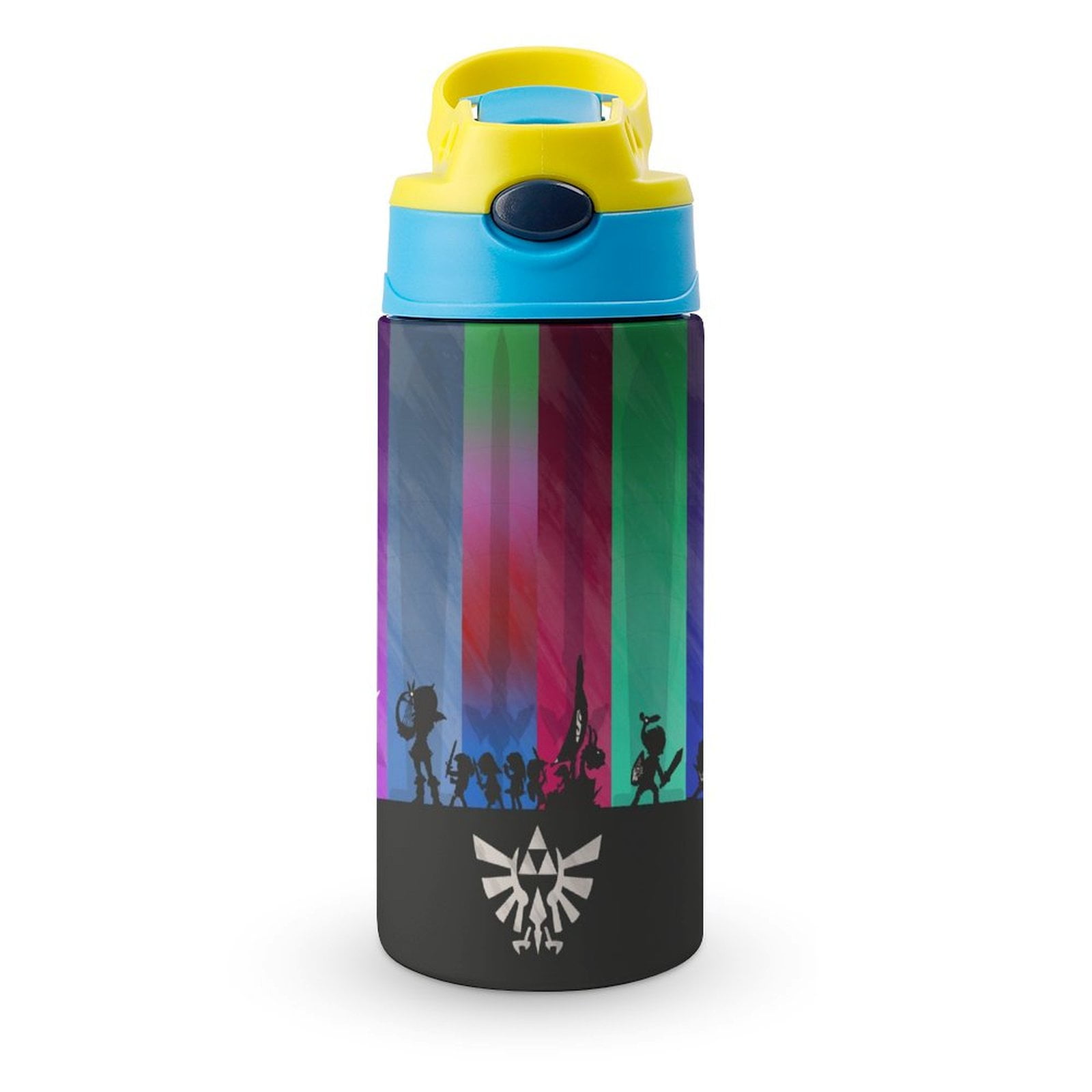 Kids Legend Of Zelda Water Bottle with Straw Vacuum Insulated Stainless ...