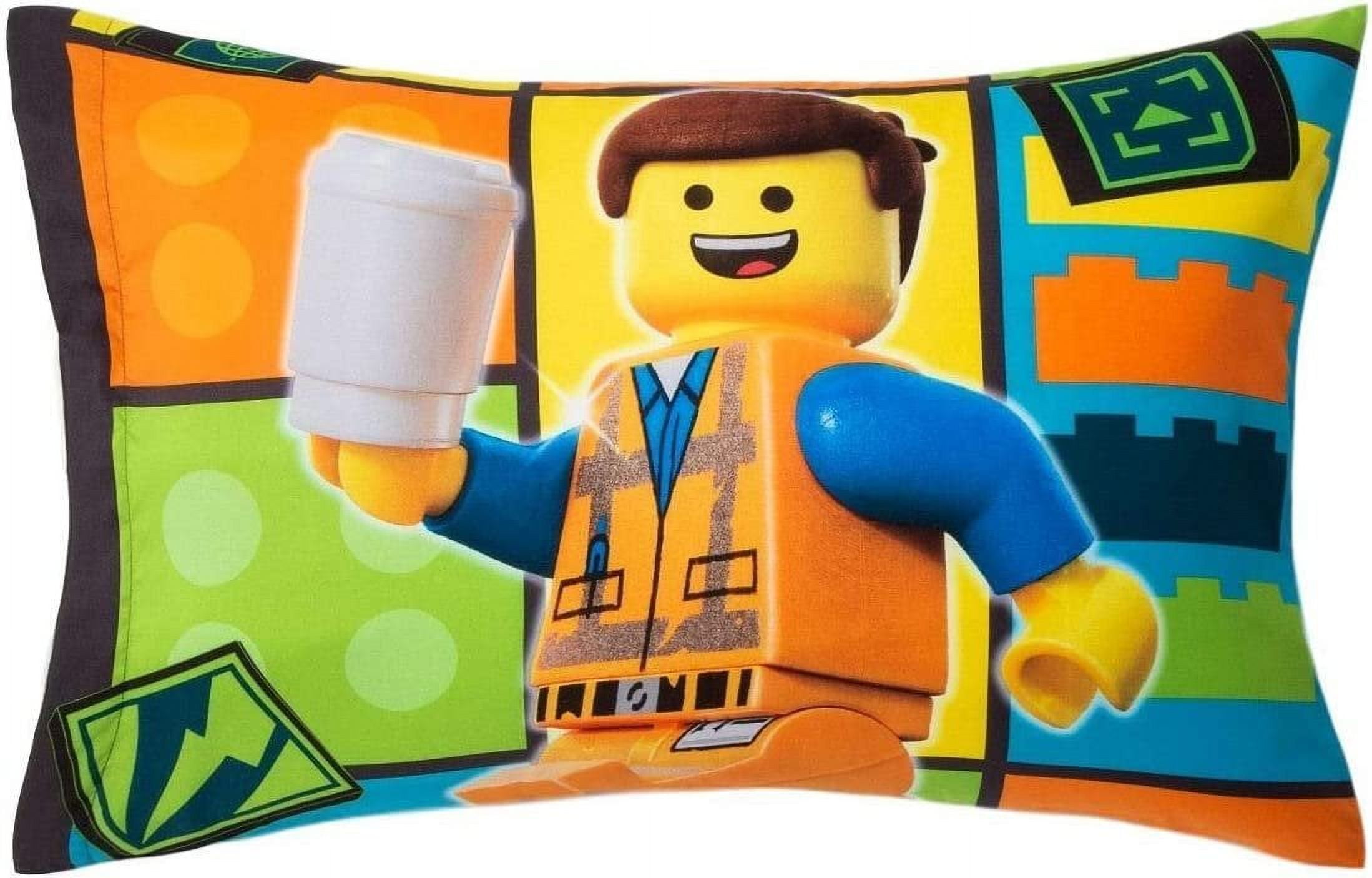 Kids Lego Movie Boys Reversible Pillowcase Vest Buddies Standard Size 1 ...