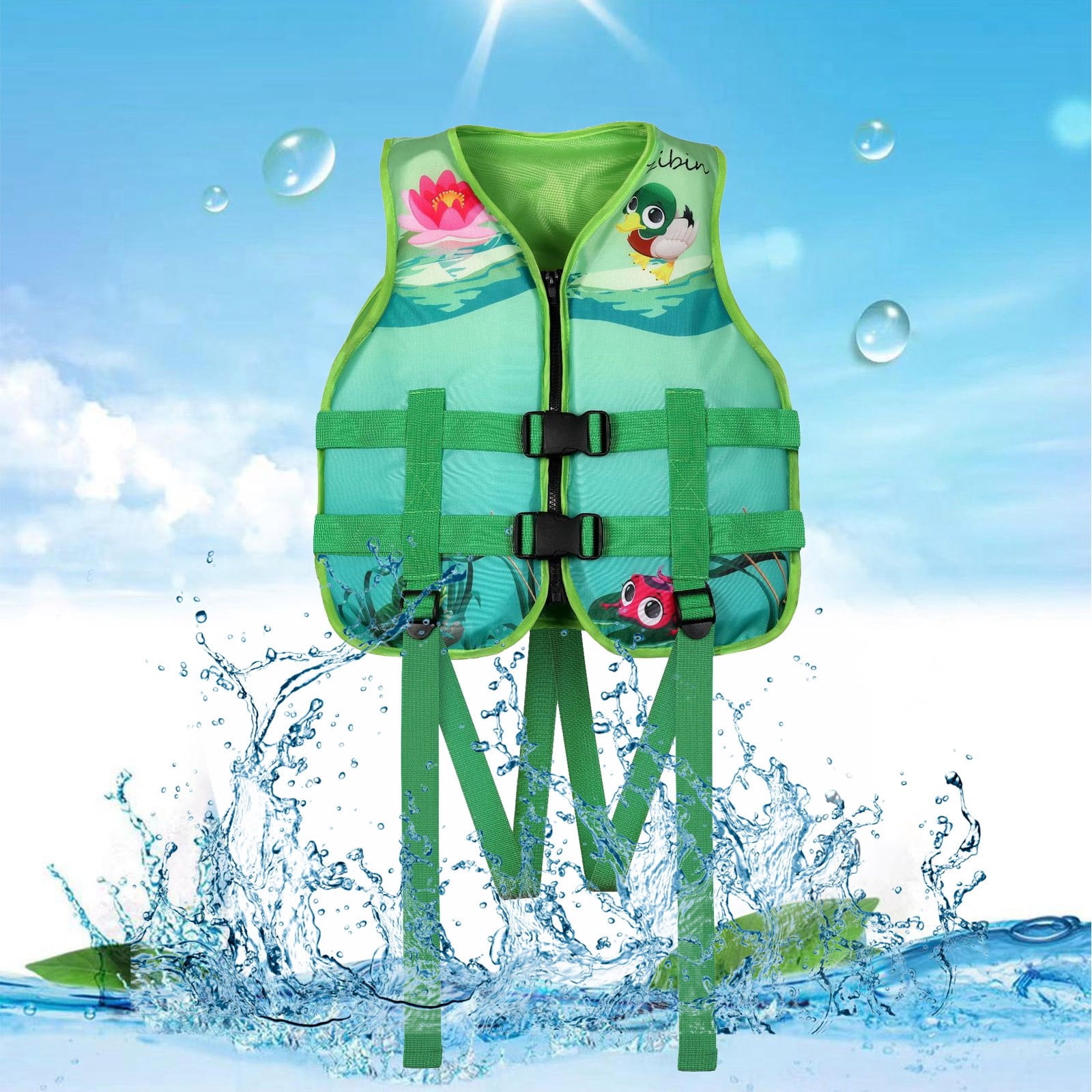 Kids Life Vest Floaties Adjustable Strap Swimming for Children Float ...