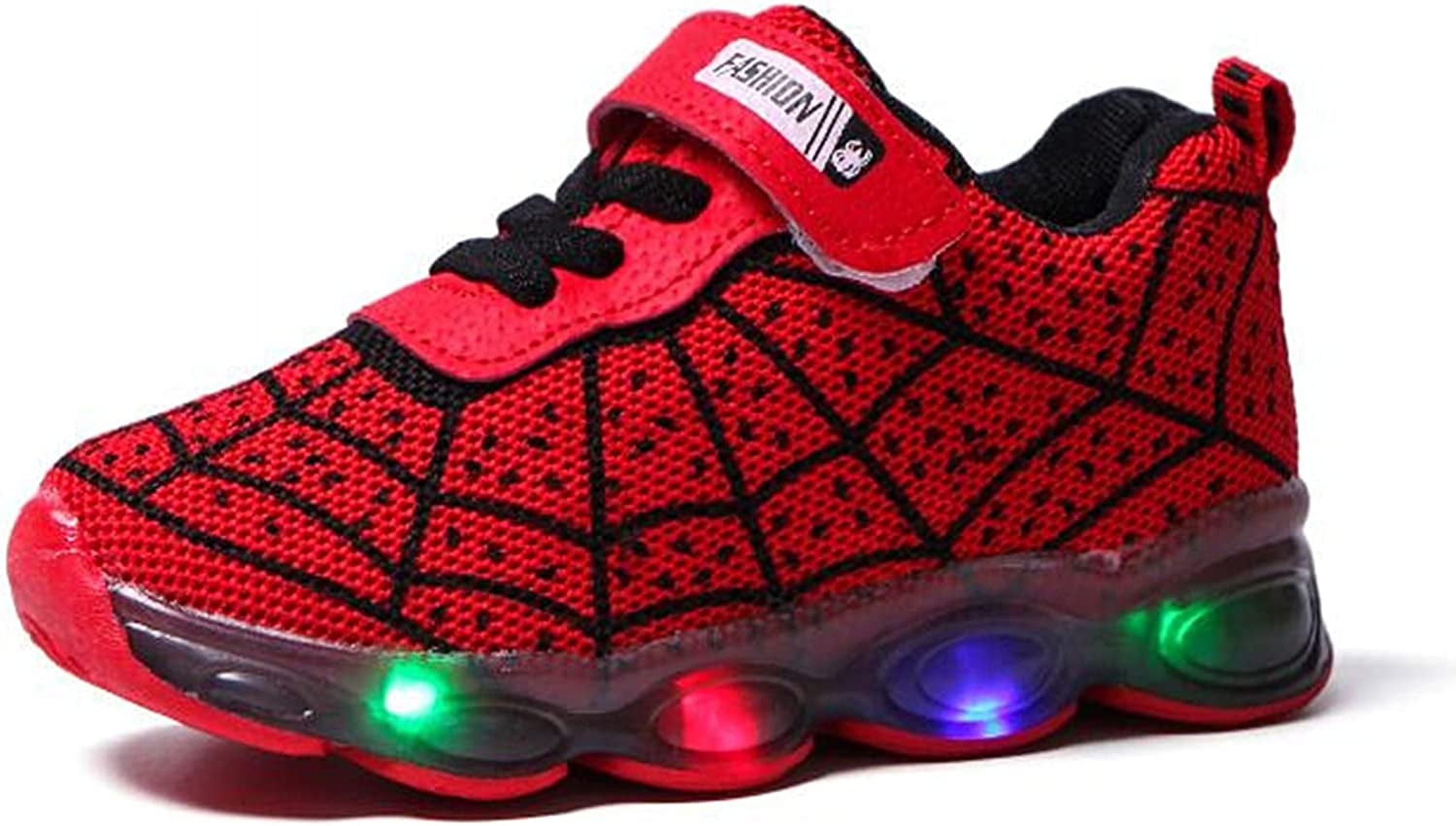 Kids Light Up Sneakers Toddler Boys Girls Luminous Breathable Trainers ...