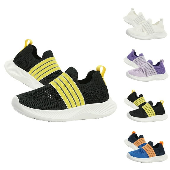 Kids' Lightweight Breathable Athletic Shoes Lace Up Color Block Running ...