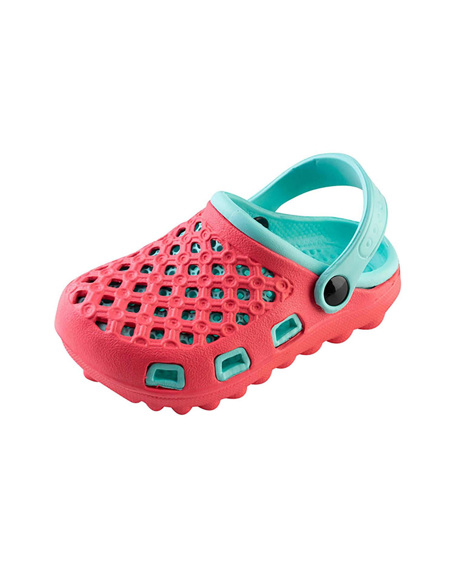 S7 Kids Waterproof Clogs, Slip-On Coral & Mint, 12 - Walmart.com