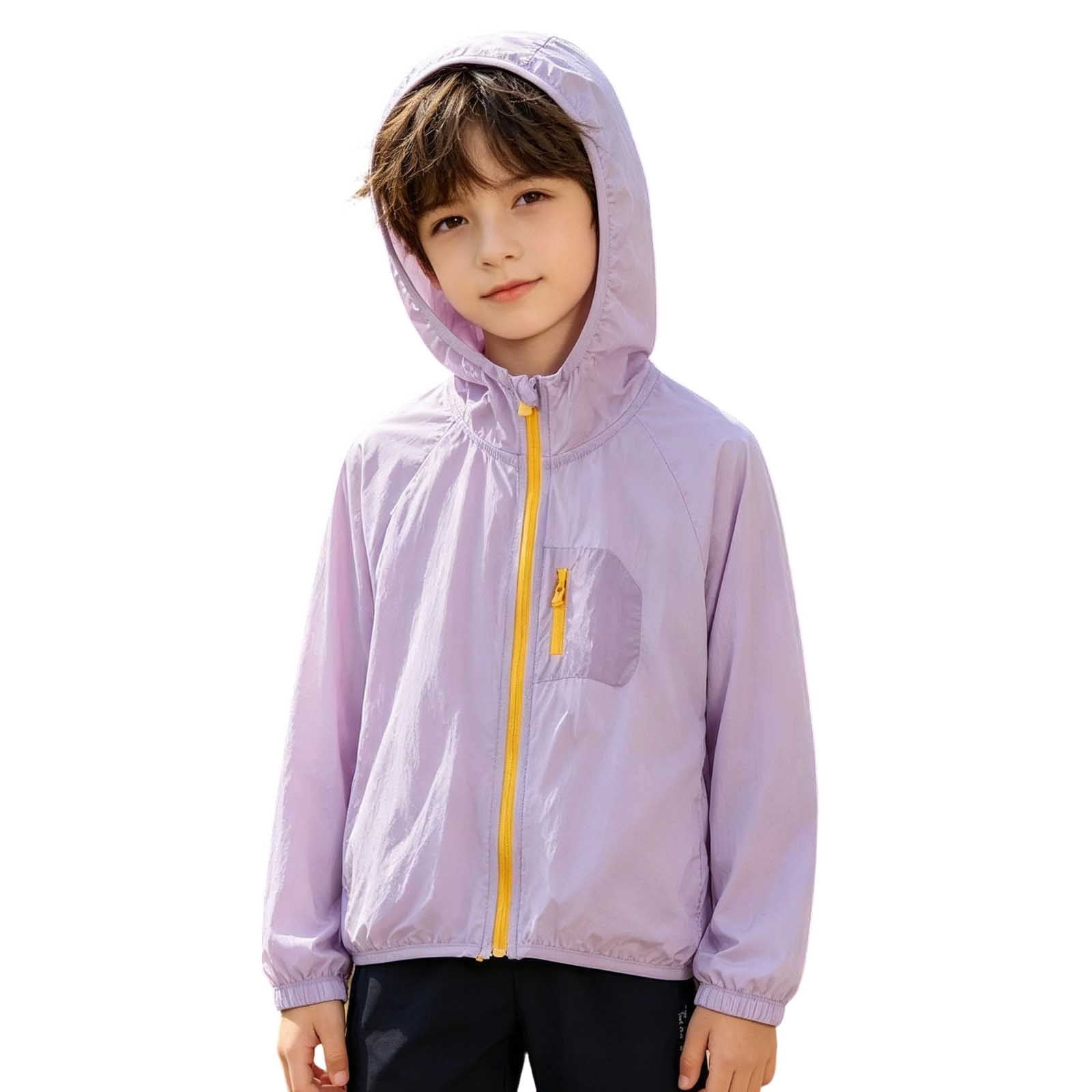 Kids Lightweight Outdoor Softshell Jacket for Breathable Summer ...