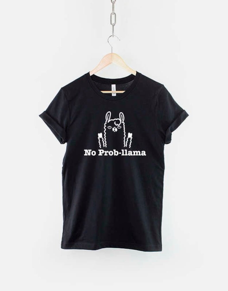 Kids Llama Shirt - No Prob-Llama T-Shirt - No Probllama TShirt - Llama ...