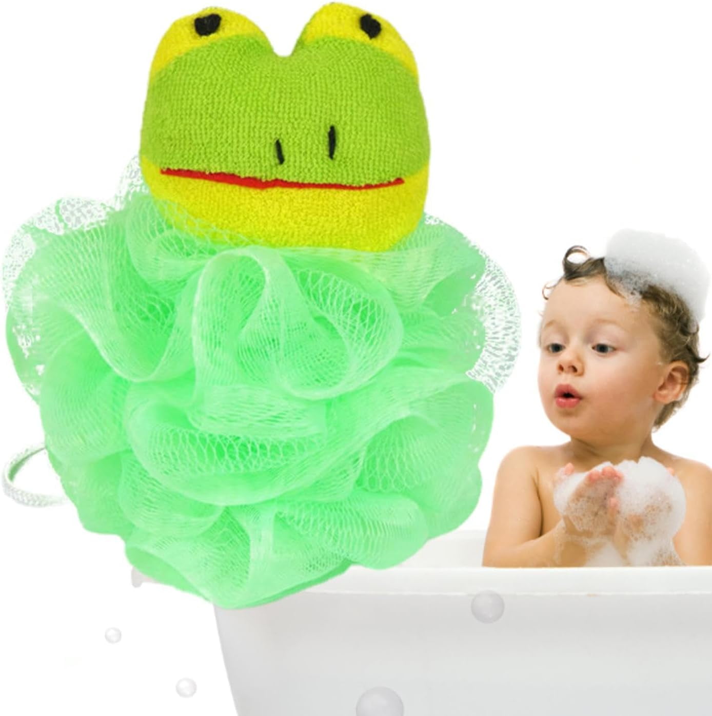Kids Loofah,Cartoon Body Cleaning Washing Sponges Kids Bath Balls ...