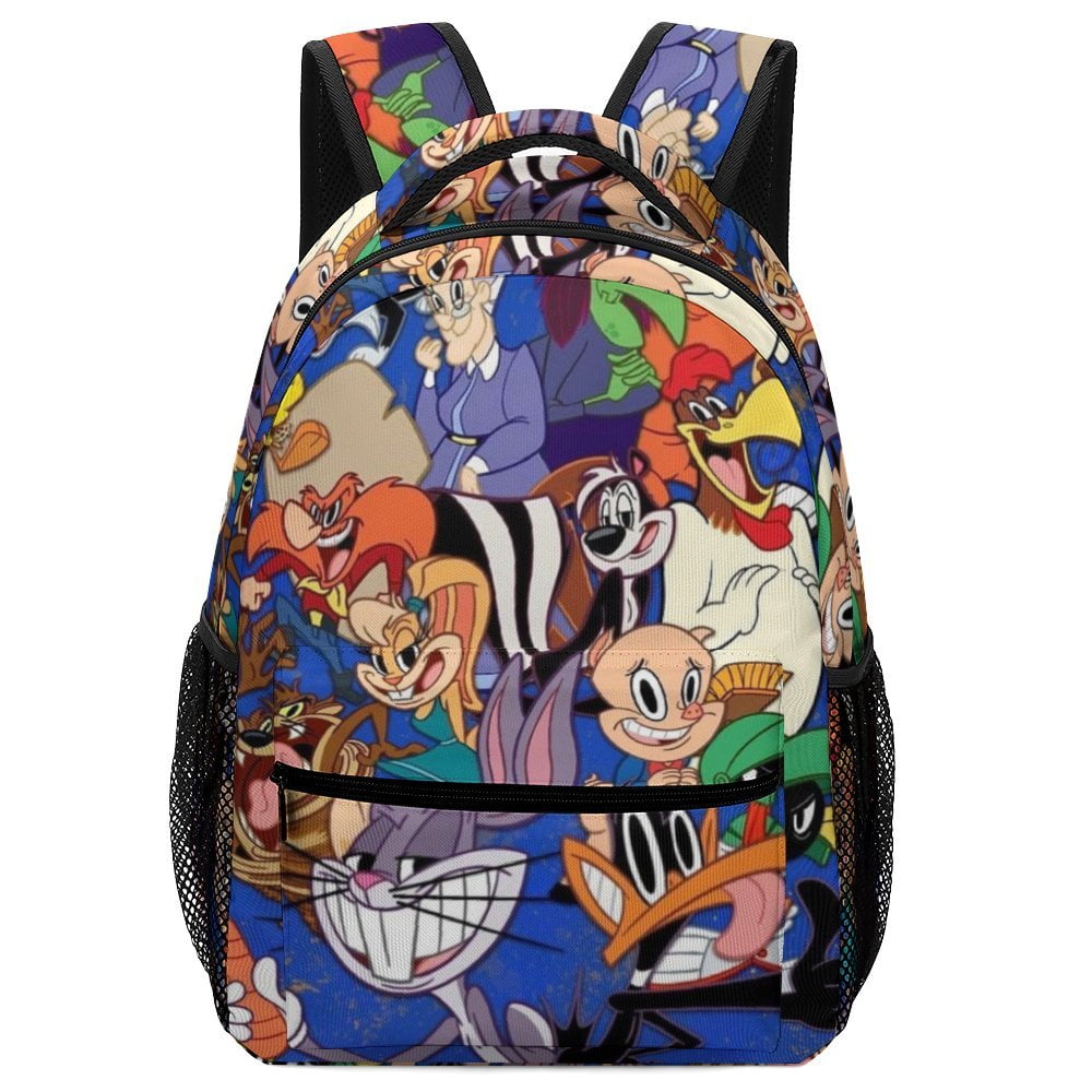 Kids Looney Tunes Cartoons Backpacks School Bag Bookbag Casual Daypack ...