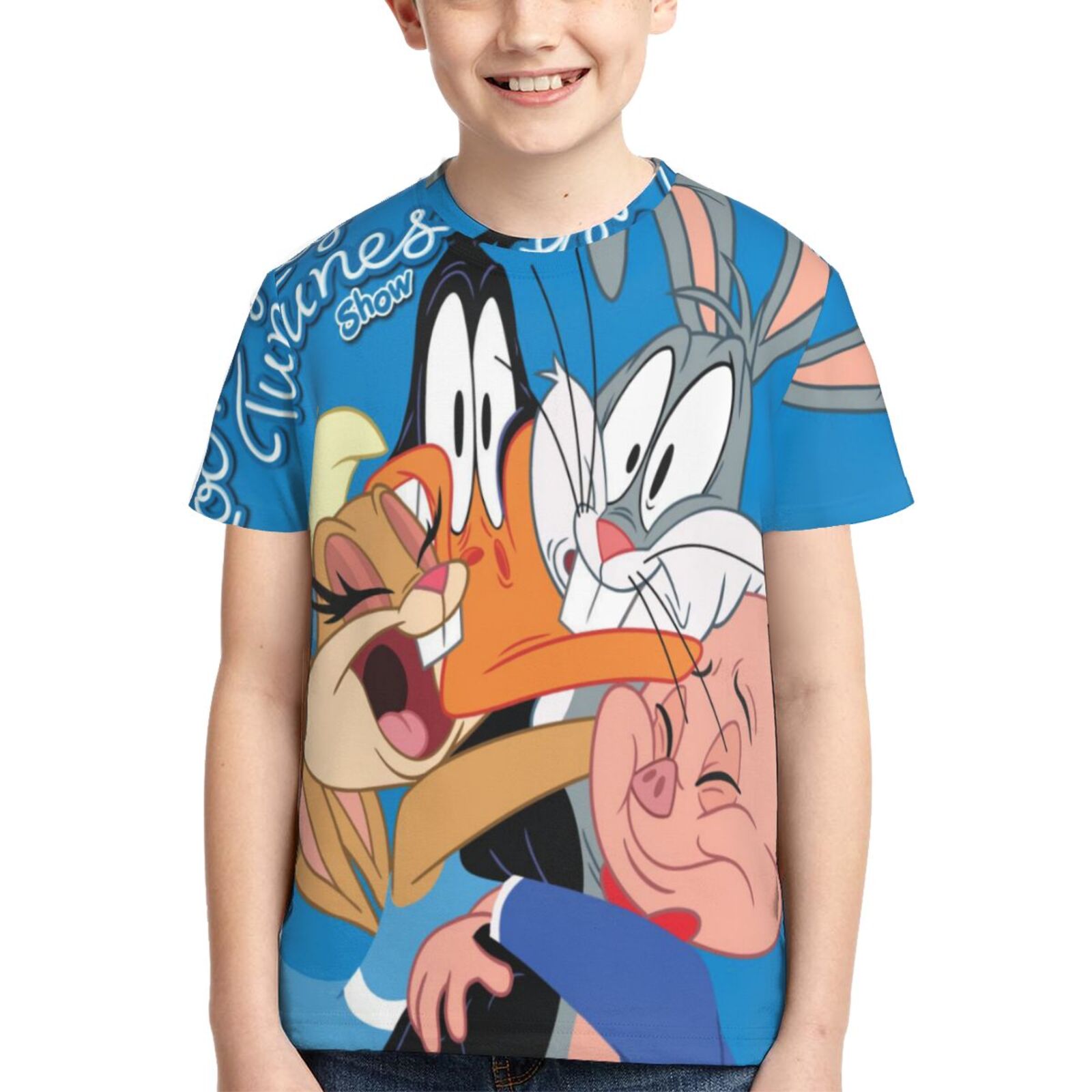 Kids Looney Tunes Cartoons T-Shirt 3d Printed Shirt Short Sleeve Top ...
