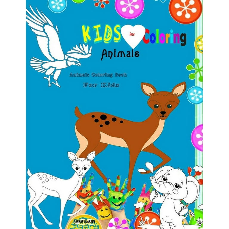 funny animal coloring book
