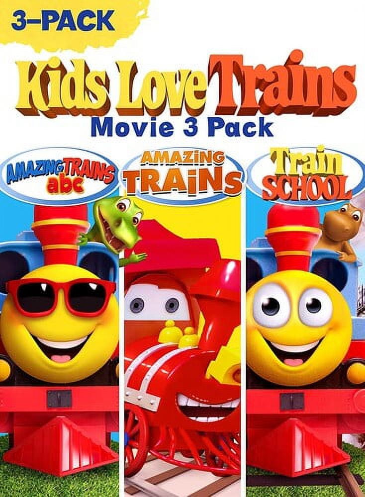 Kids Love Trains: Movie 3 Pack (DVD), Wownow Entertainment, Animation - Walmart.com