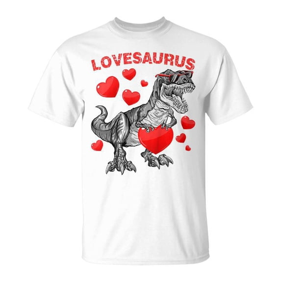 Kids Lovesaurus Dino Dinosaur Toddler Valentines Day Baby Boys Tshirt ...