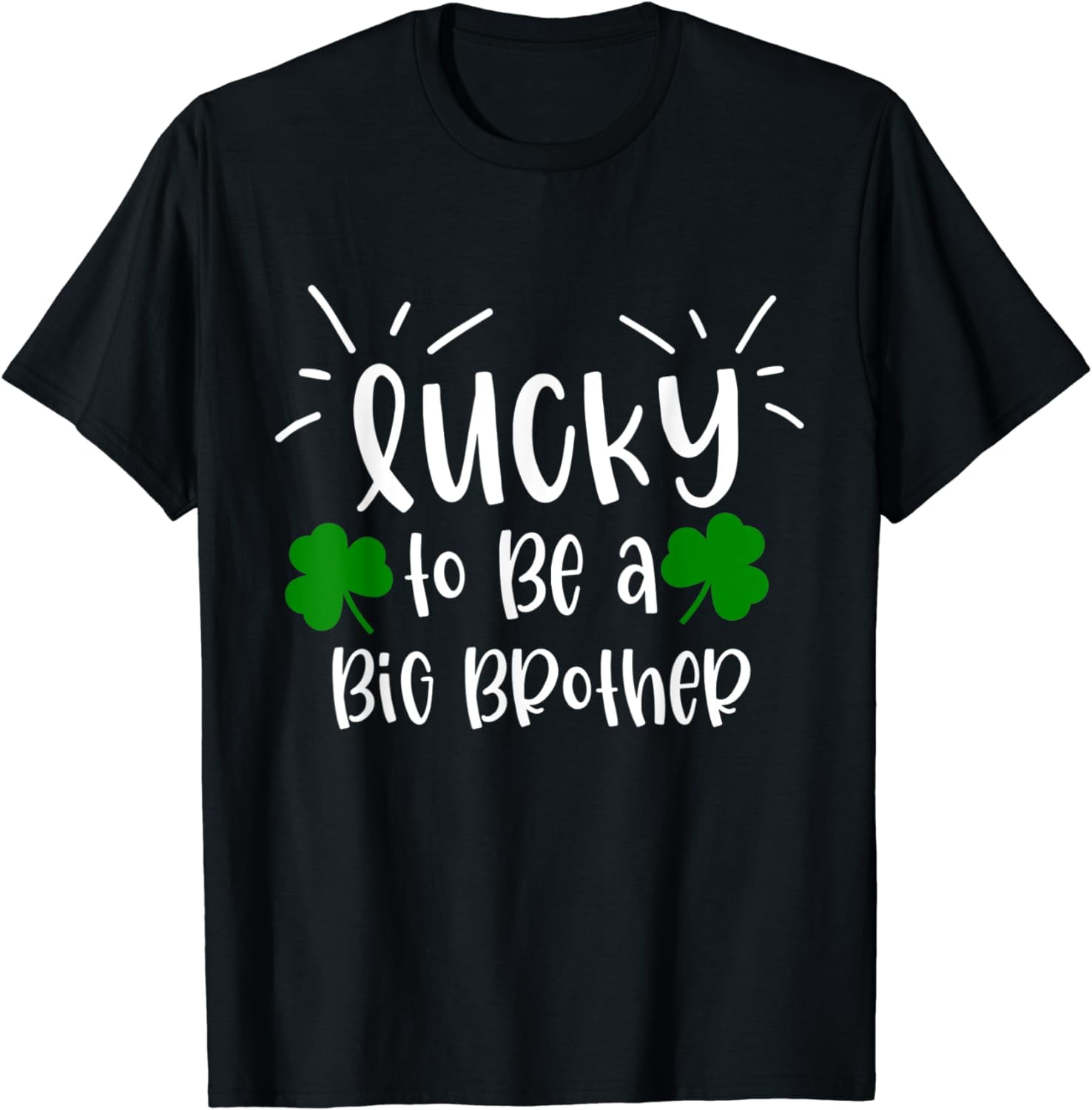 Kids Lucky To Be A Brother St. Patrick's Day Shamrock Boy T-Shirt ...