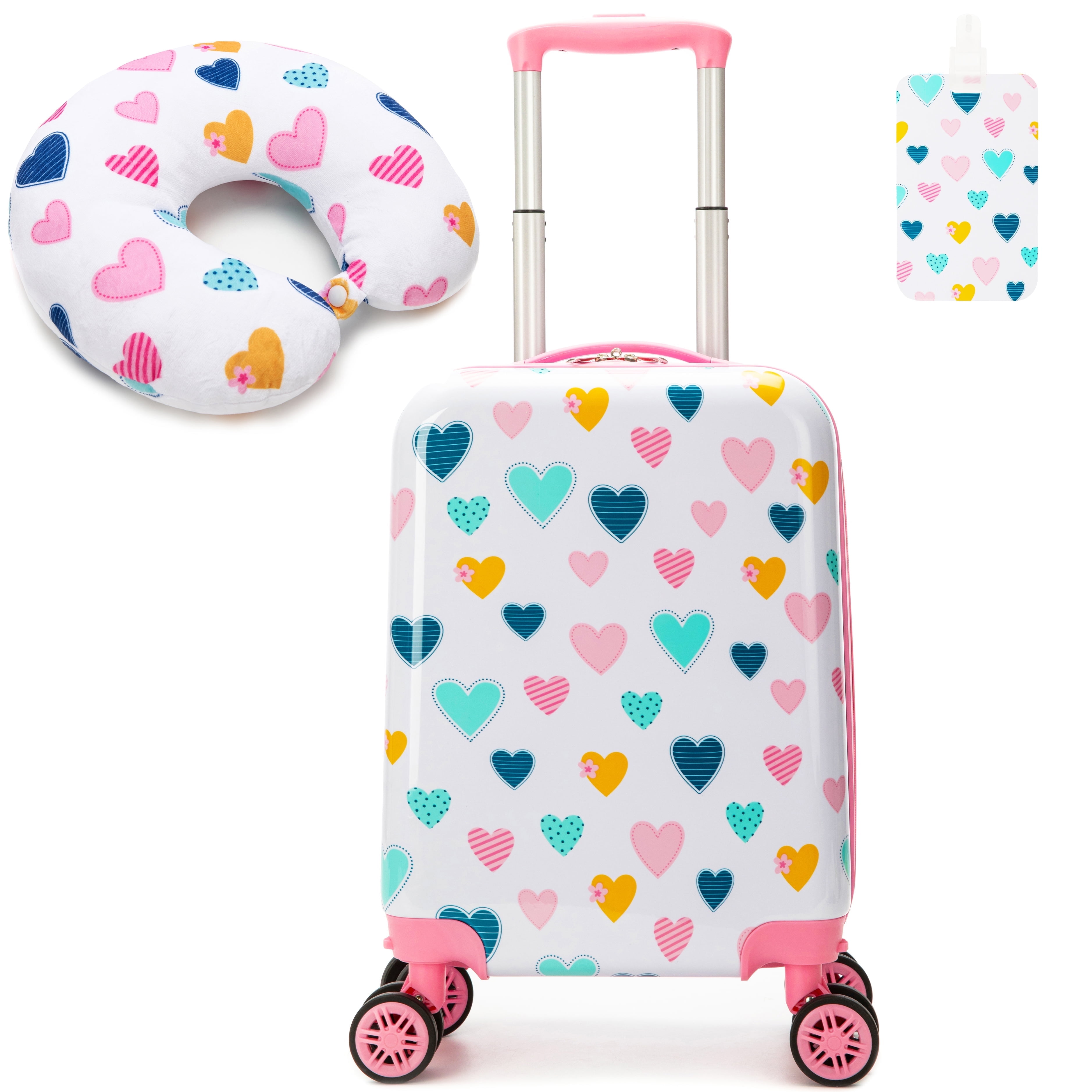 MYHSBYO Kids Luggage Sets 2 Piece 16 inch Suitcases with Wheels ...