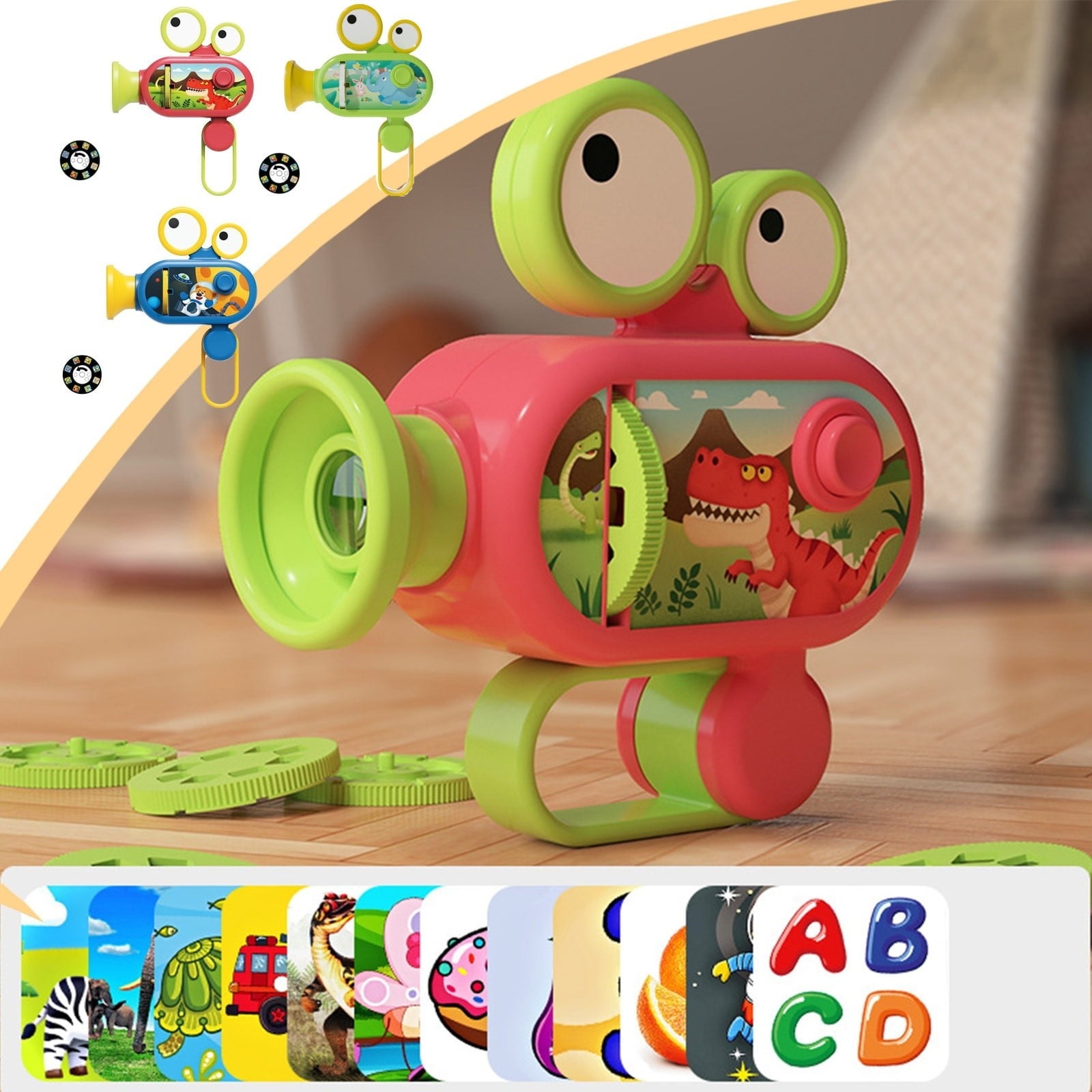 Kids' Luminous Projector Toy - Early Learning Puzzle with Elephant ...