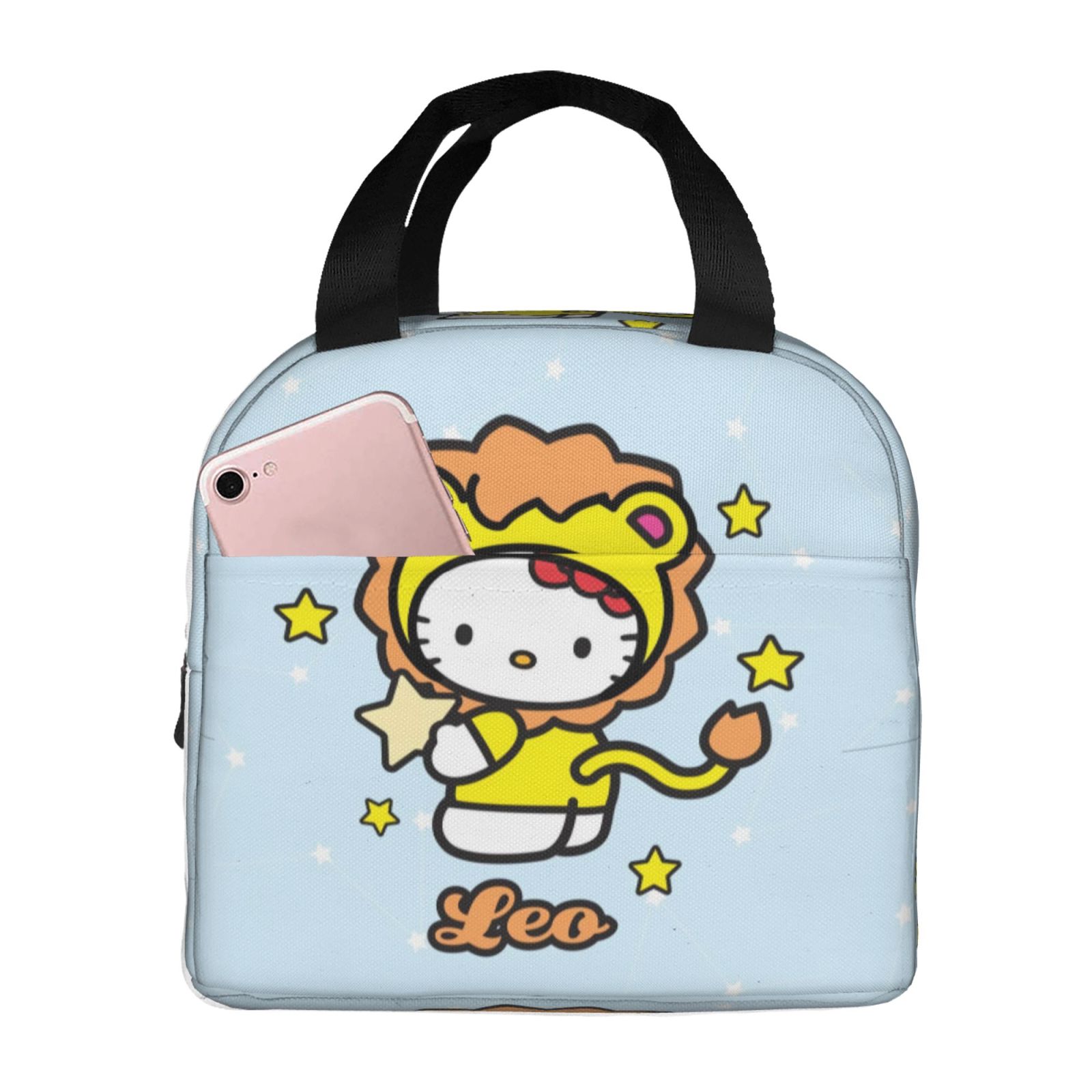Leo Hello Kitty Reusable Insulated Lunch Bag,Lunch Tote with Front ...