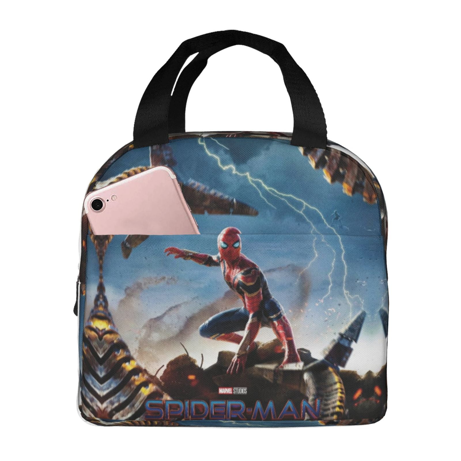 Spider-Man,No Way Home Reusable Insulated Lunch Bag,Lunch Tote with ...
