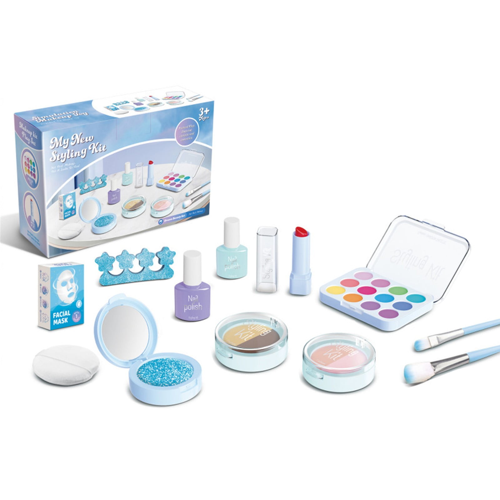 Kids Makeup Kit for Girl - Kids Makeup Kit Toys for Girls,Play Real ...
