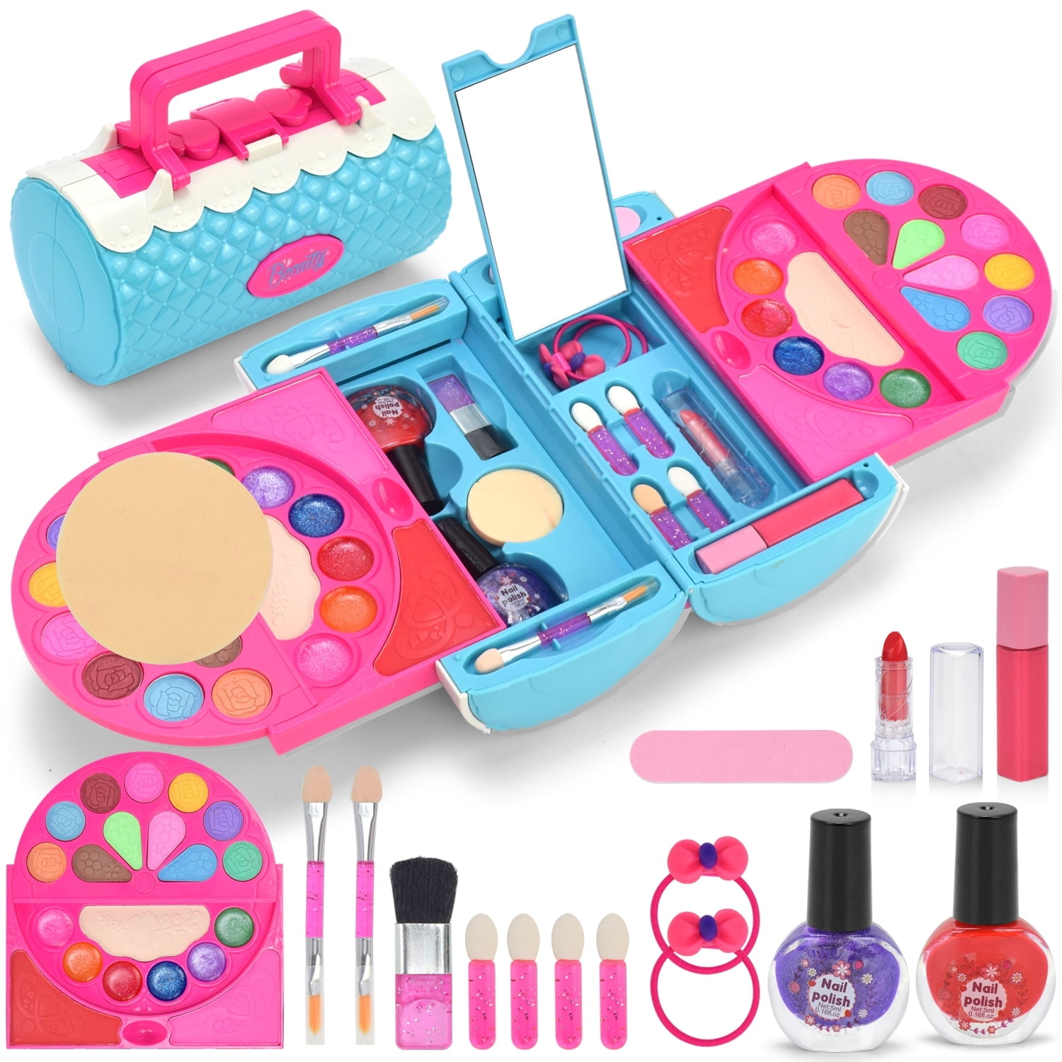 Kids Makeup Kit for Girl - Play Makeup for Little Girls,Christmas ...