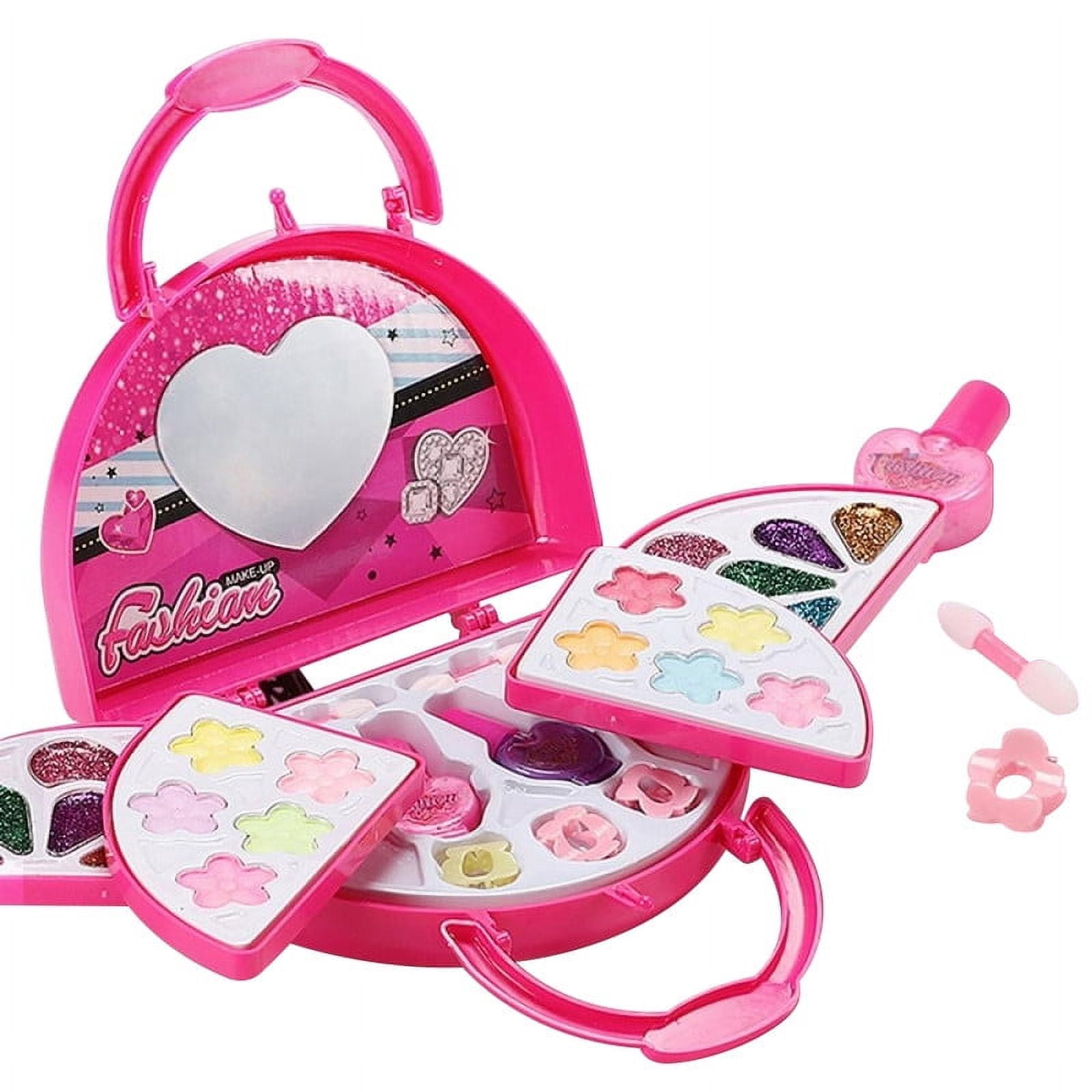 Kids Makeup Kit for Girl Washable Real Cosmetic, Safe & Non-Toxic ...