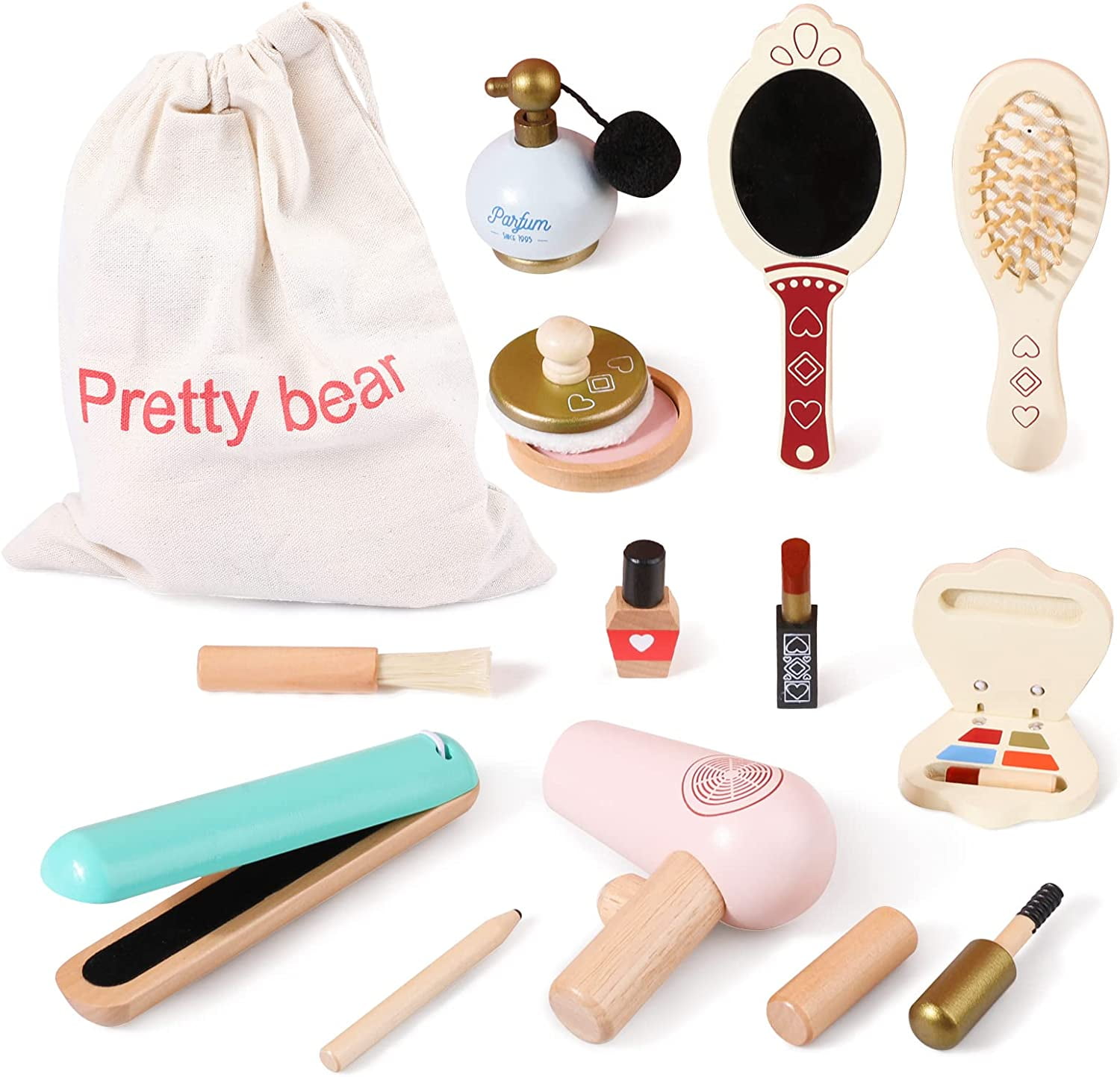 Kids Makeup Kit for Little Girl Pretend Play Makeup for Toddlers Age 2 ...
