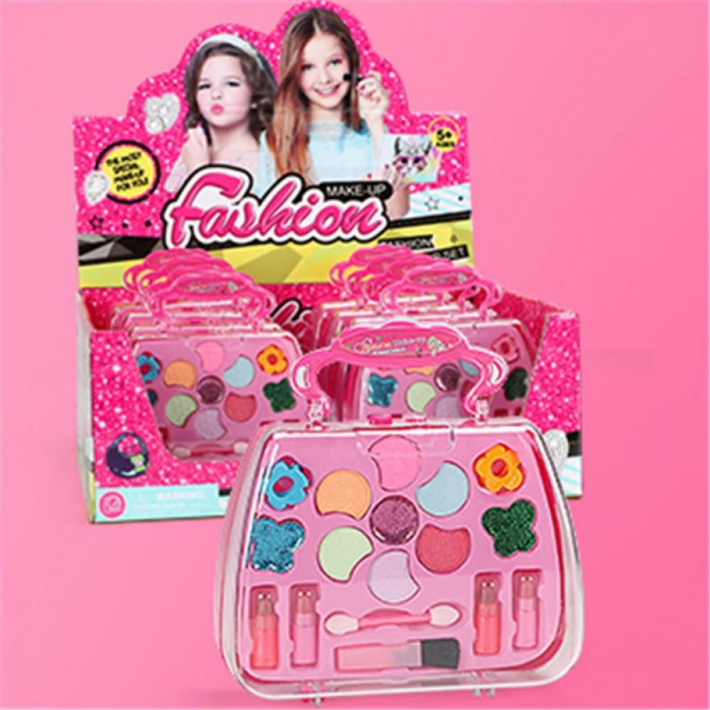 Kids Makeup Kit for Girl - Real Washable, Non Toxic Play Princess ...